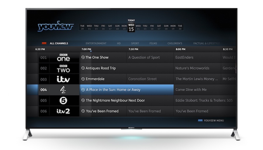 Sony’s 2015 TV range to gain YouView EPG & catch-up players – SEENIT